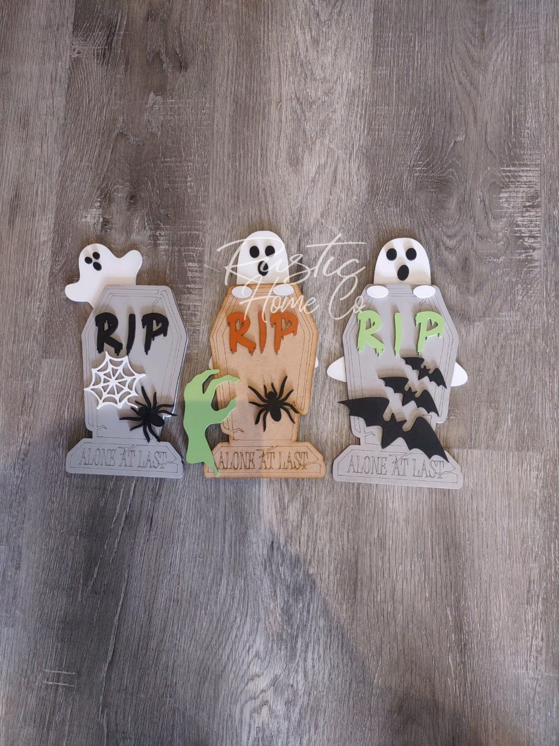 Halloween Ghost grave RIP cutouts – Rustic Home Co