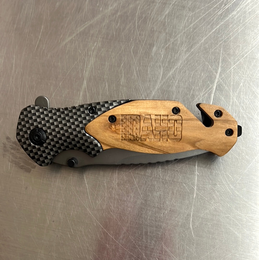 Laser engraved knives-multiple designs – Rustic Home Co